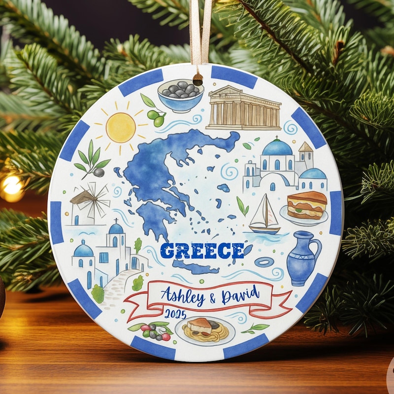 Greek Christmas Ornaments - Etsy