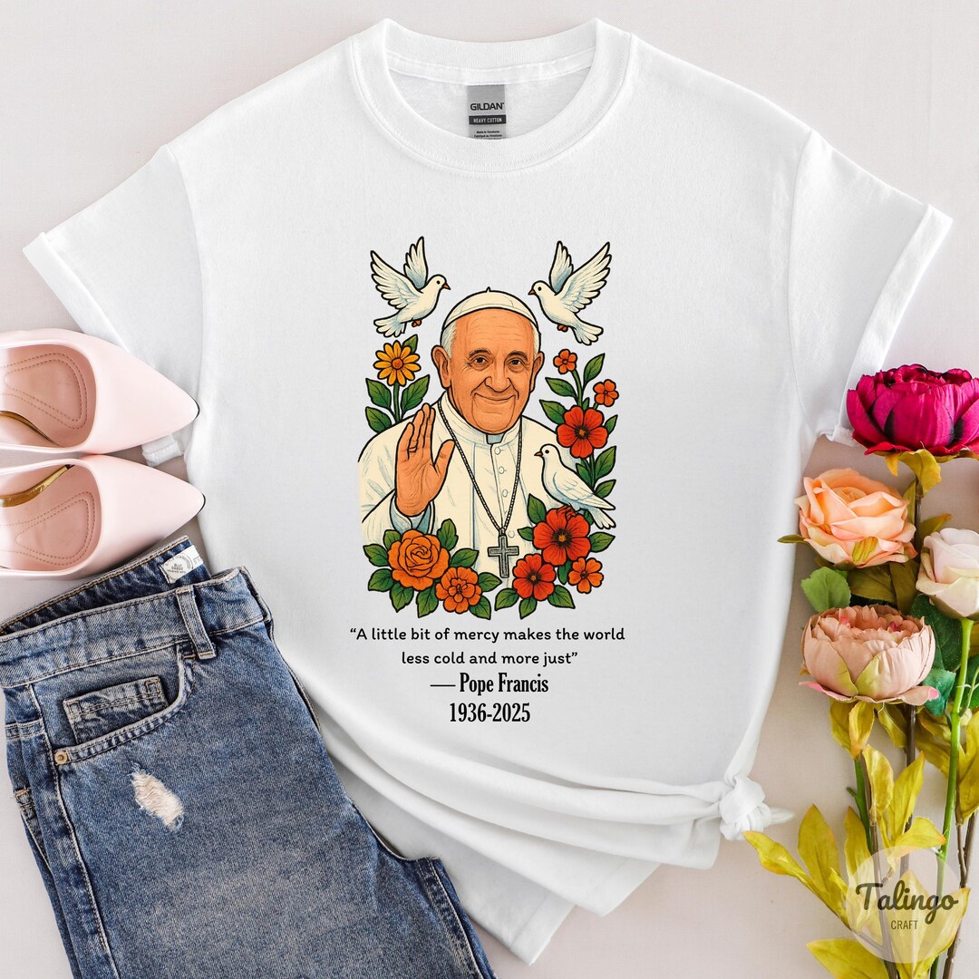 RIP Pope Francis Shirt, Pray for Pope, Vatican Catholic Shirt ...