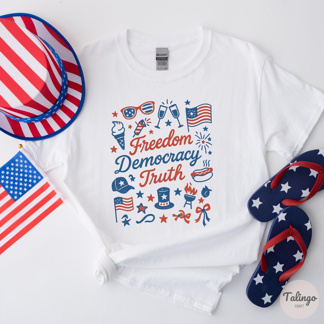 Patriotic Subtle FDT Shirt, 4th of July FDT Shirt, Patriotic Girly ...
