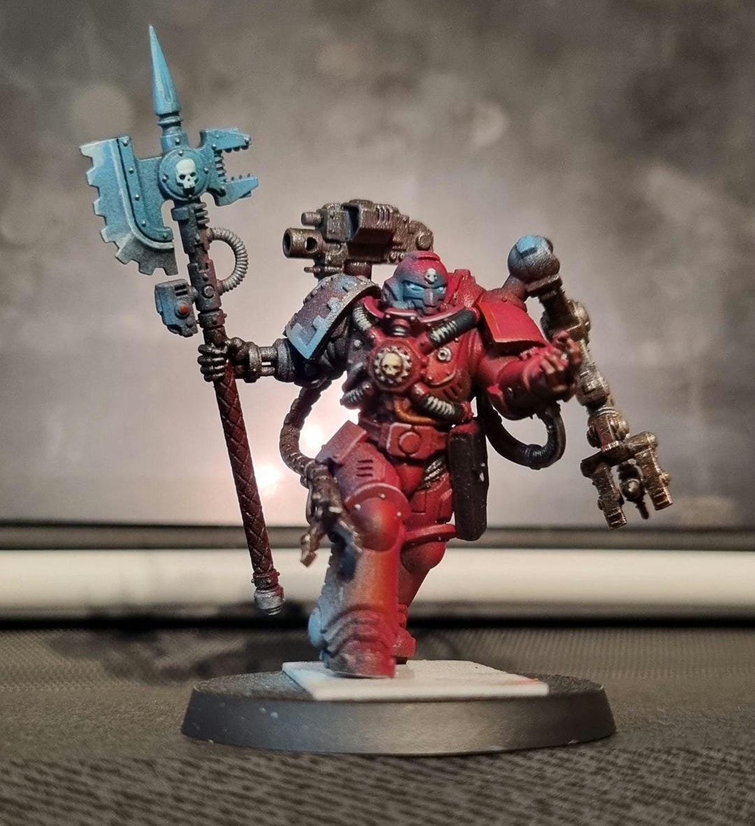 Warhammer 40k - Custom Painted Techmarine (model + Paint) - Etsy