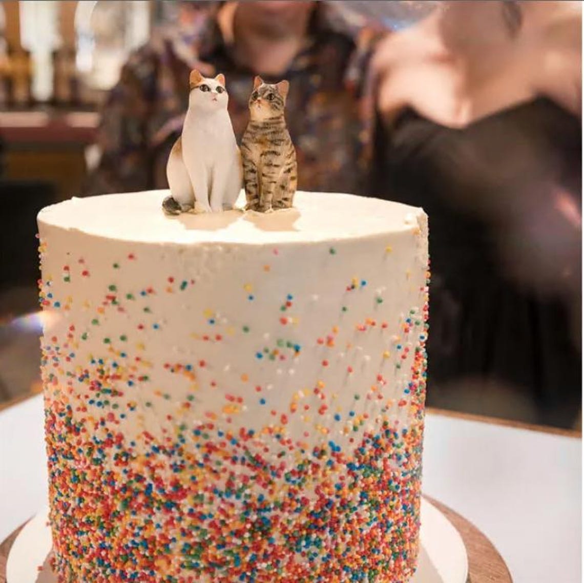 Custom Cat Wedding Cake Toppers, Custom Cat Statues, Custom Pet Statue ...