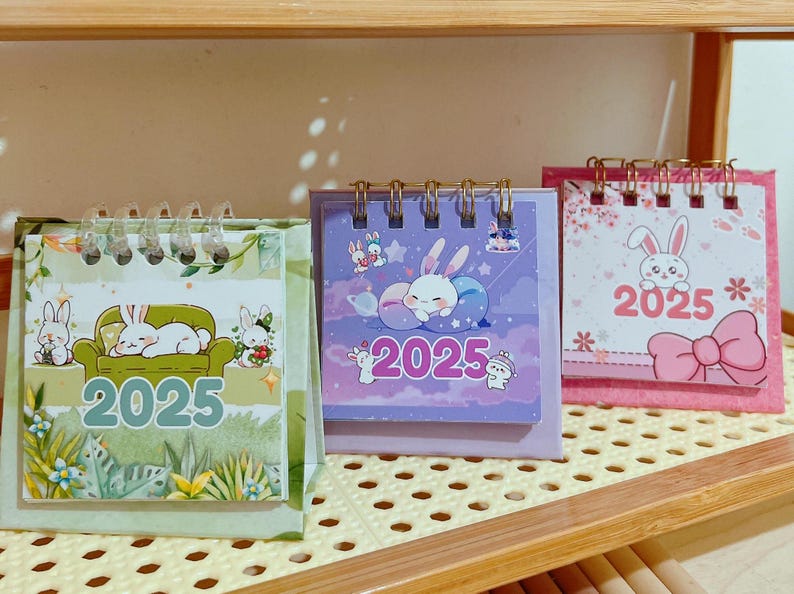 3 Designs 2025-2026 Mini Calendar Template - Etsy