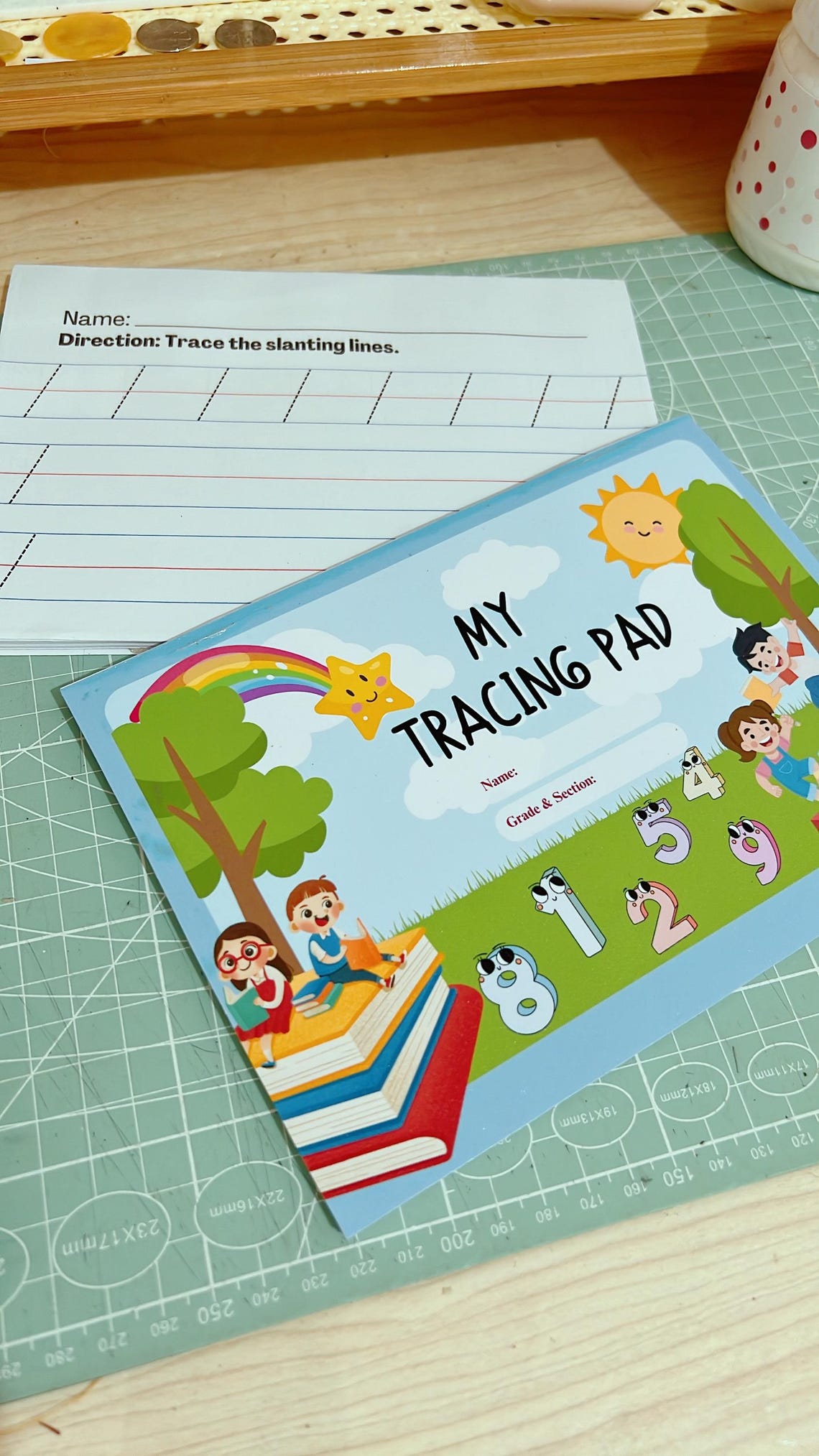 Kids Tracing Pad: Letters, Numbers, Shapes (printable PDF) - Etsy