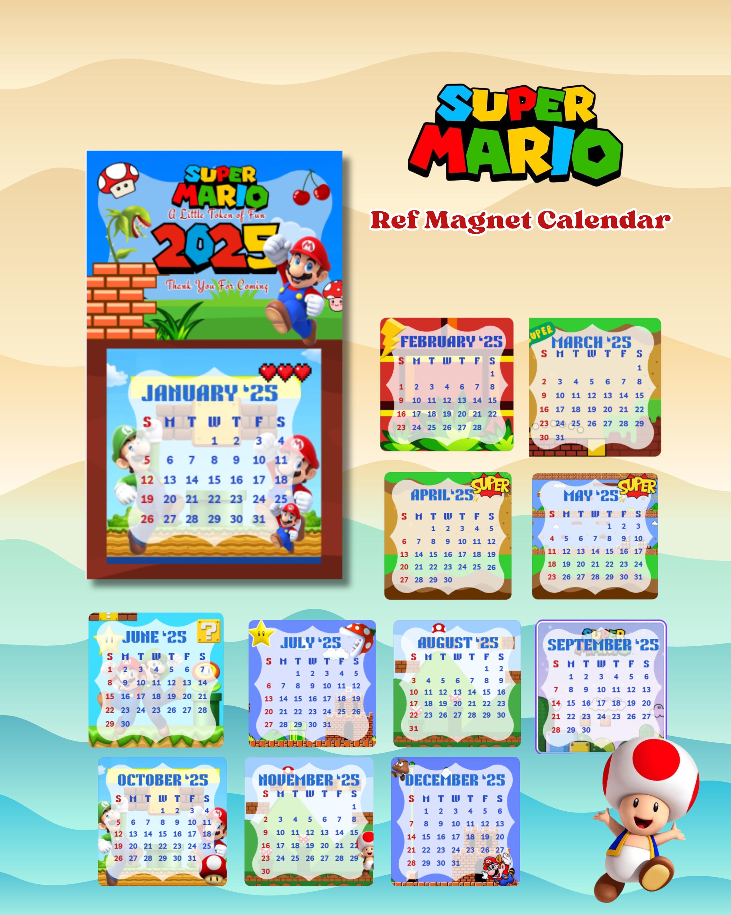 Ref Magnet Calendar - Etsy