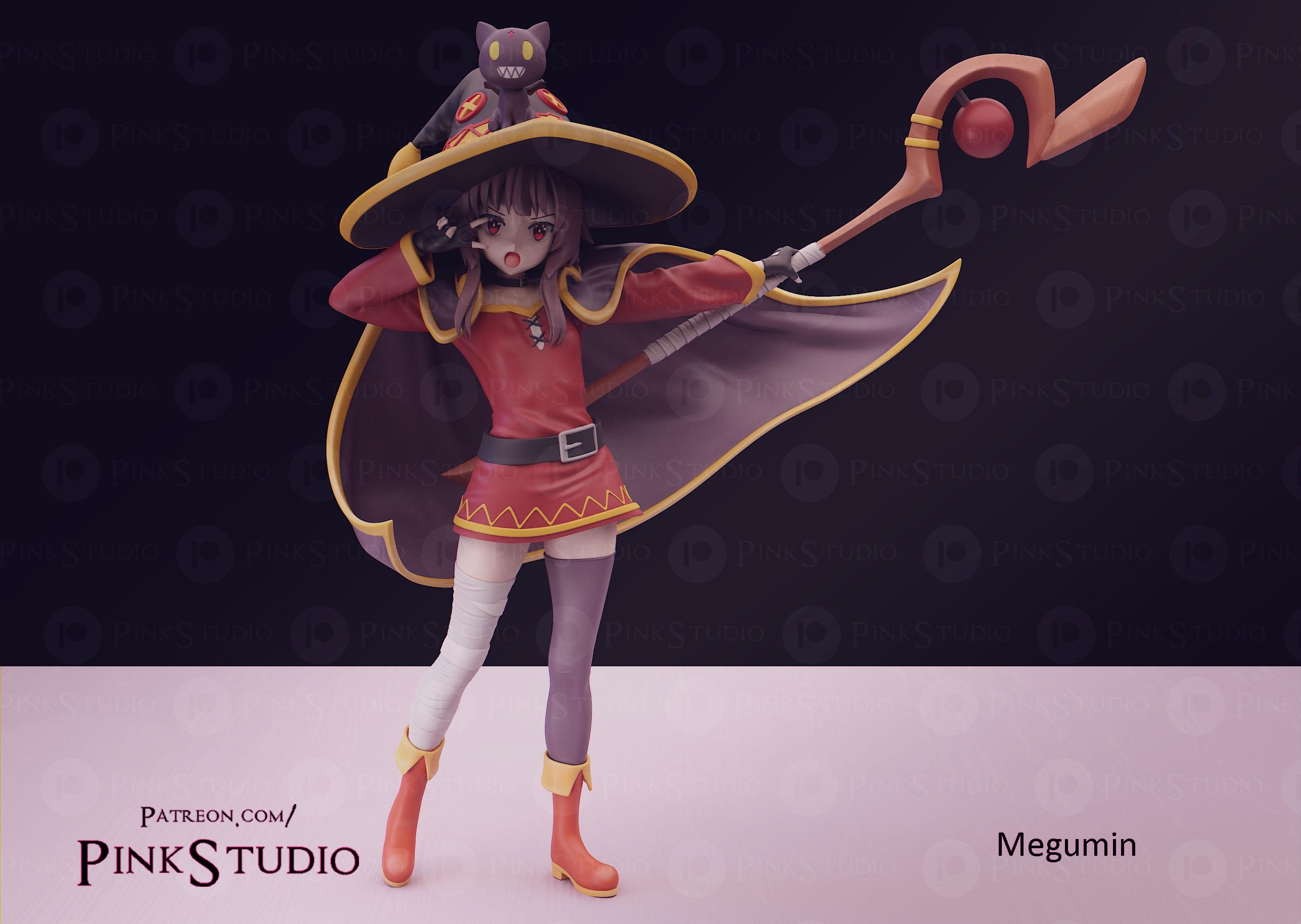 Figure Megumin Konosuba 1/7 Scale Garage Kit Resin - Etsy
