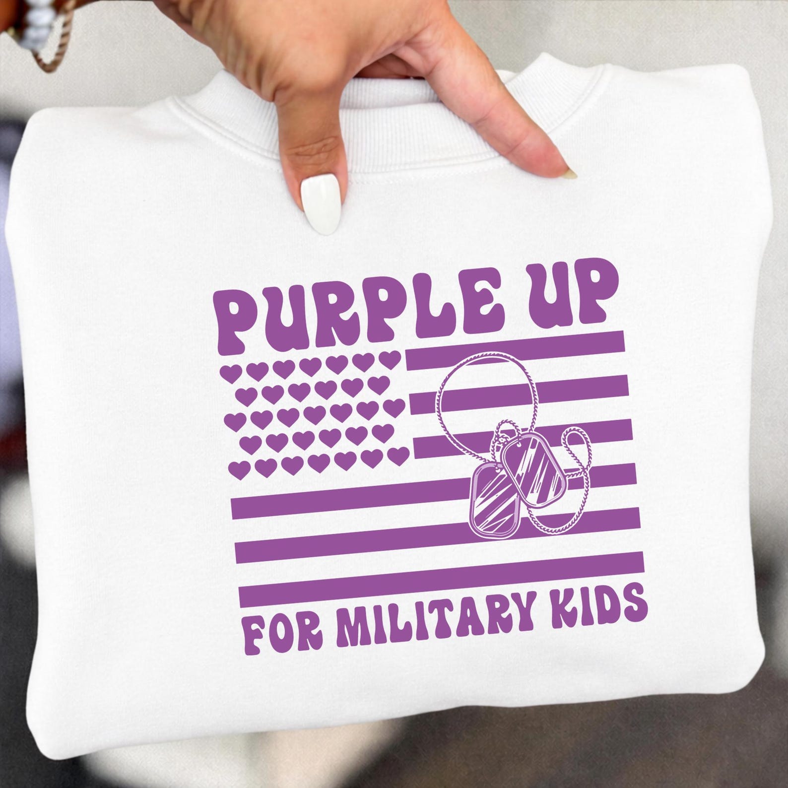 Military Child PNG Bundle, Purple up Month Designs (digital Download - Etsy