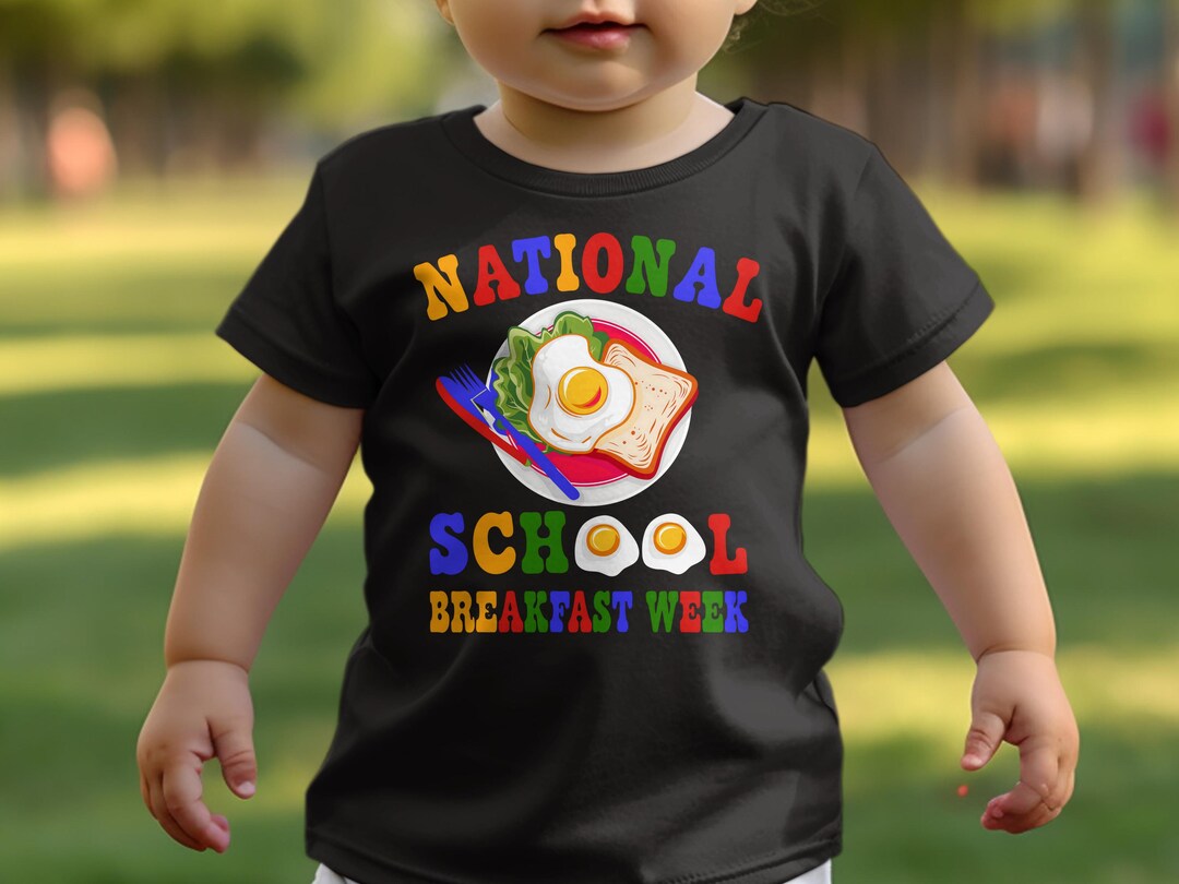 Happy National School Breakfast Week PNG, Women's Breakfast Foodie ...