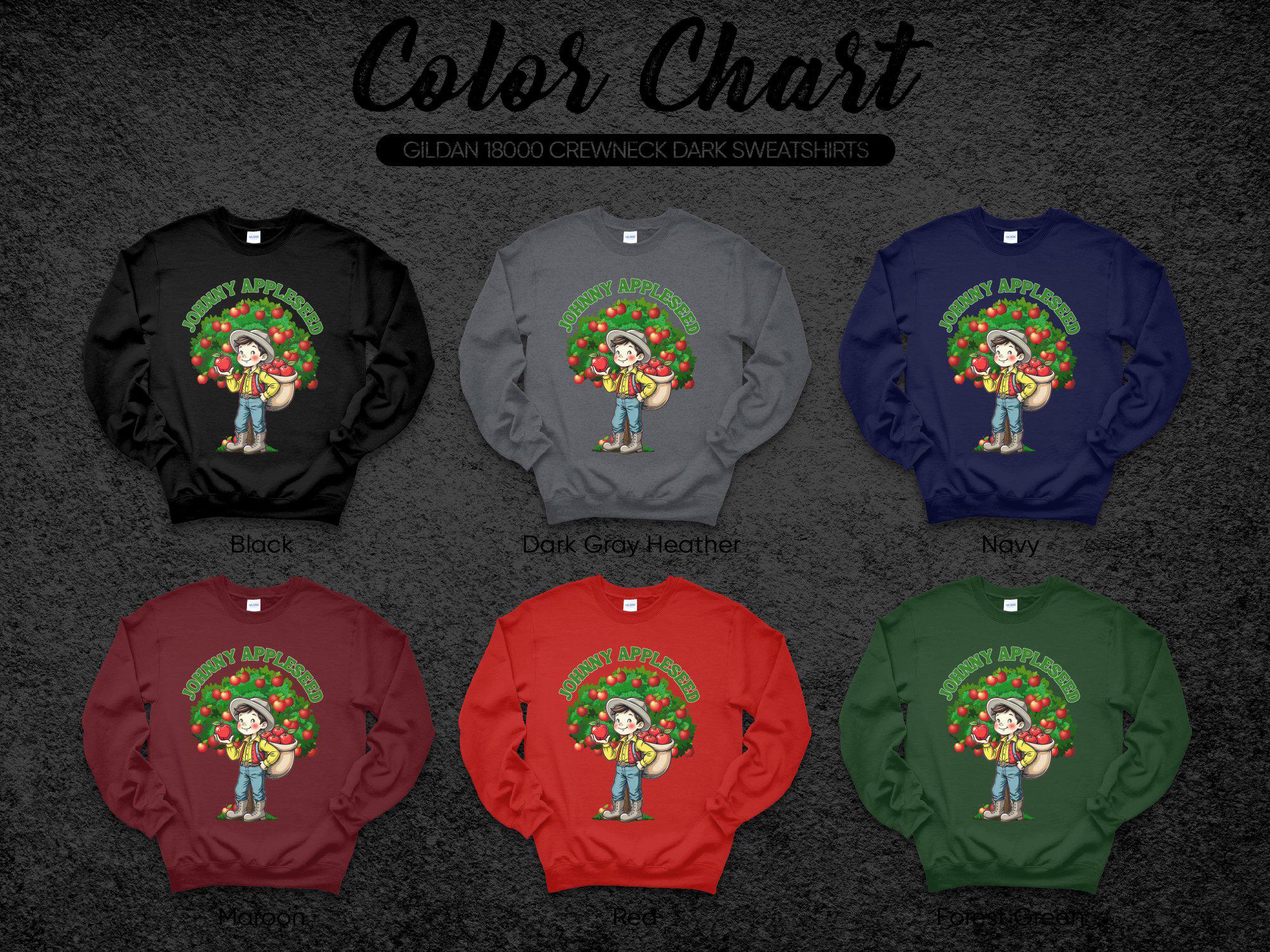 Johnny Appleseed Apple Day PNG: Fall Harvest Design (digital Download ...