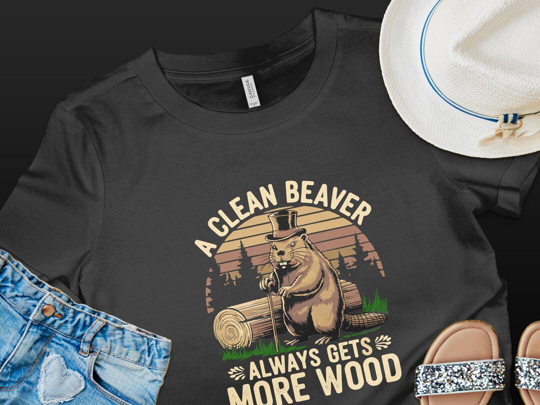 Funny Beaver Camping Design: Retro Adult Humor PNG SVG - Etsy