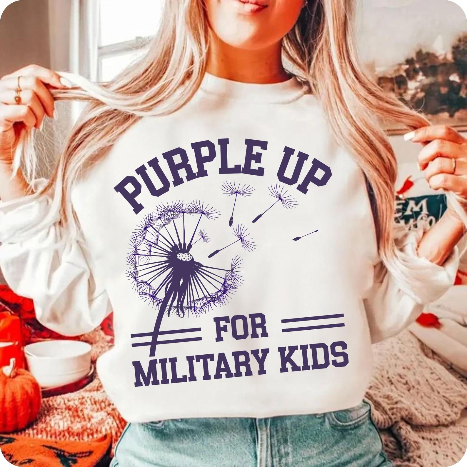 Military Child PNG Bundle, Purple up Month Designs (digital Download - Etsy