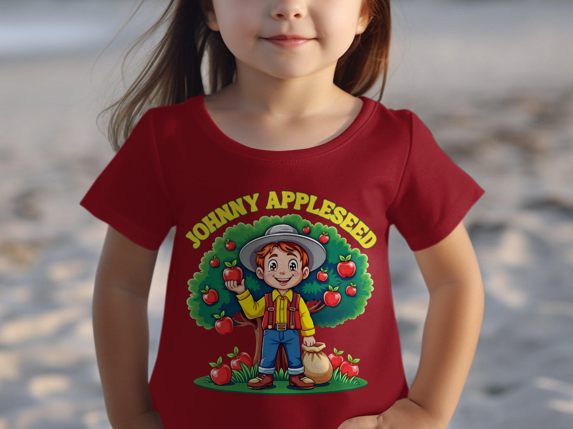 Johnny Appleseed Planting Apple Trees PNG: History Buff Gift (digital ...