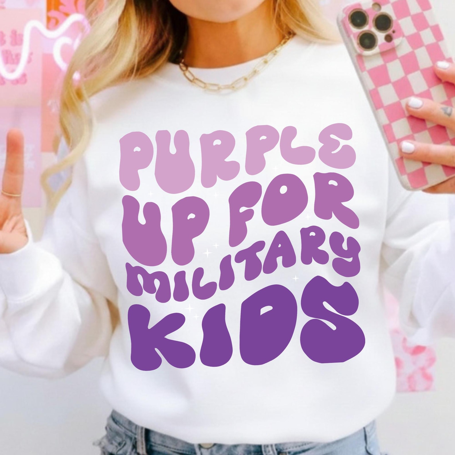 Military Child PNG Bundle, Purple up Month Designs (digital Download - Etsy