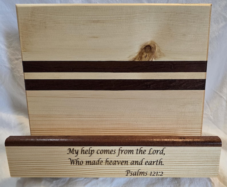 Engraved Bible/book Stand; Scripture; Wooden - Etsy