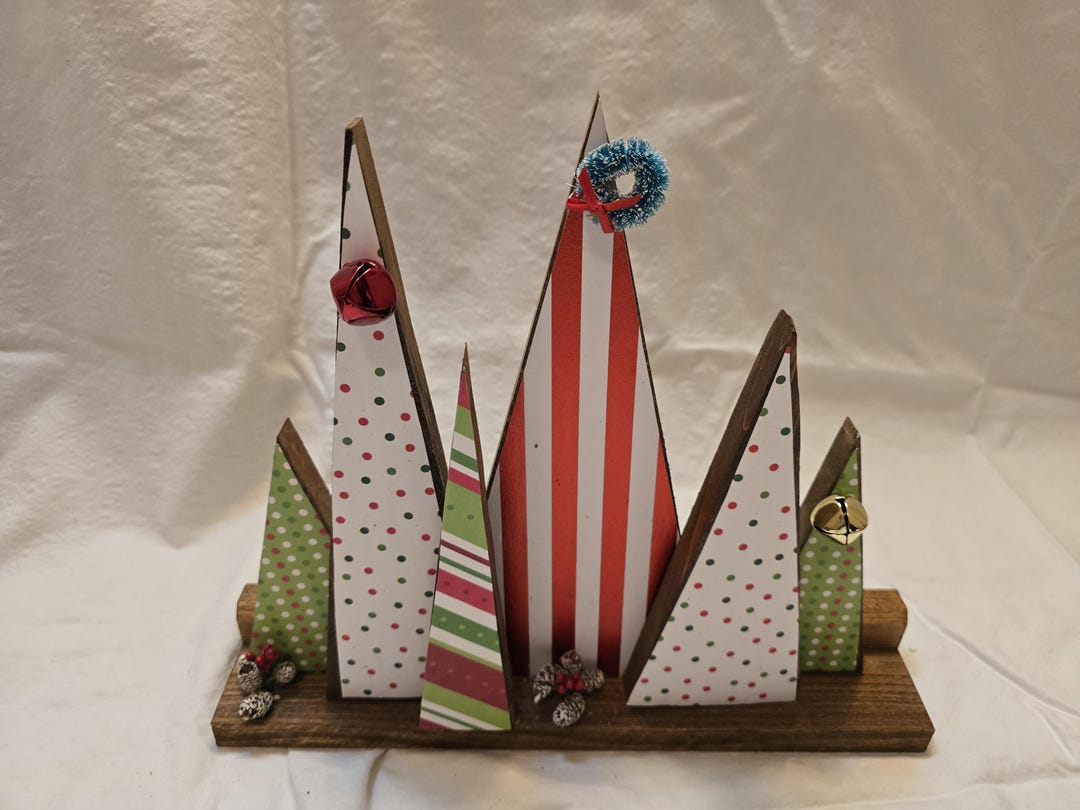 Christmas Nick-nack; Christmas Tree Forest - Etsy