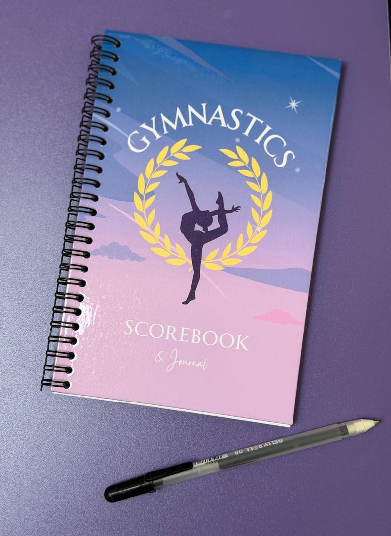 Gymnastics Meet Scorebook & Journal - Etsy