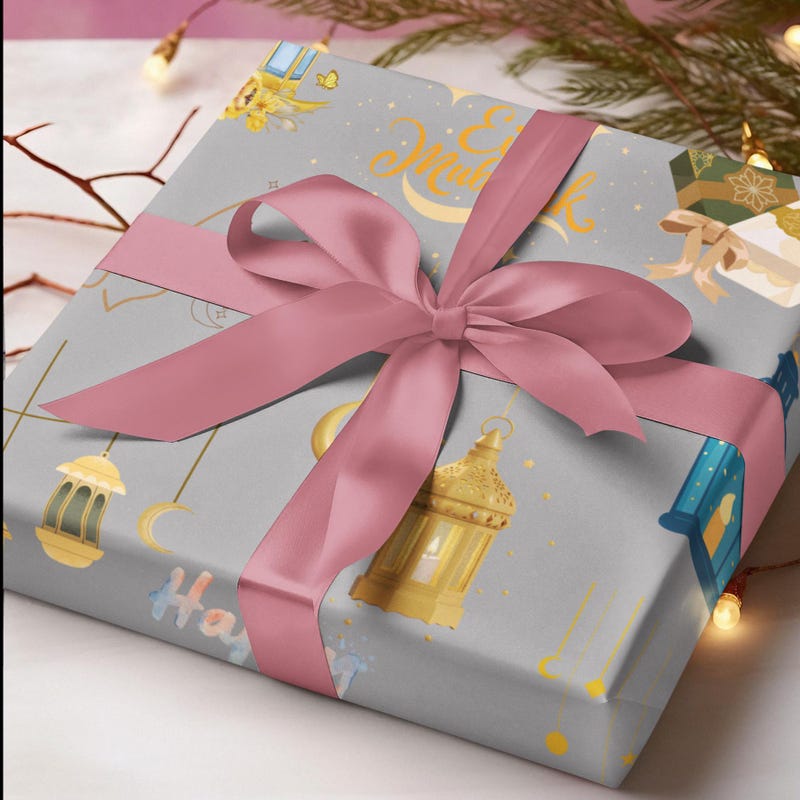 Eid Wrapping Paper - Etsy UK
