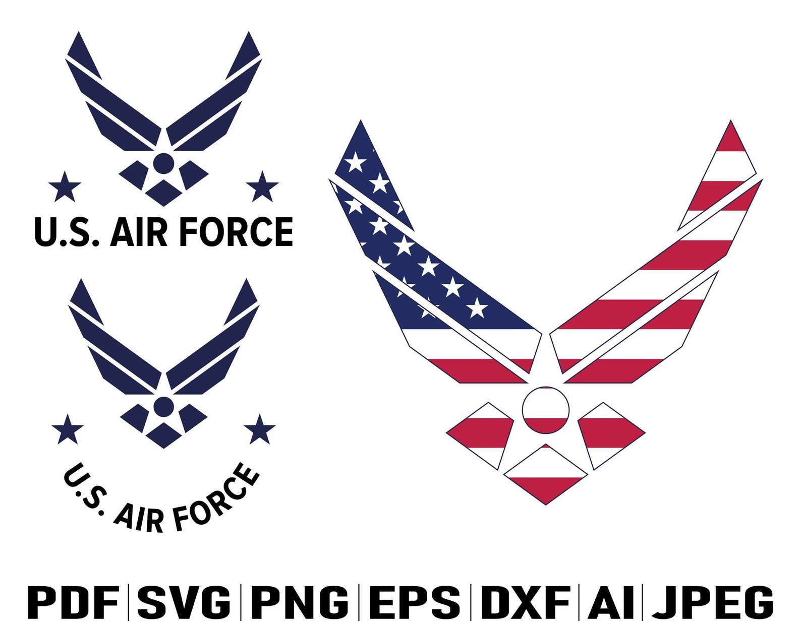 US Air Force Svg, Airforce Svg, US Air Force Png, Army Svg Cut File ...