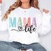 Mama Life SVG PNG, Leopard Mama Life Svg, Colorful Mama Svg, Blessed ...