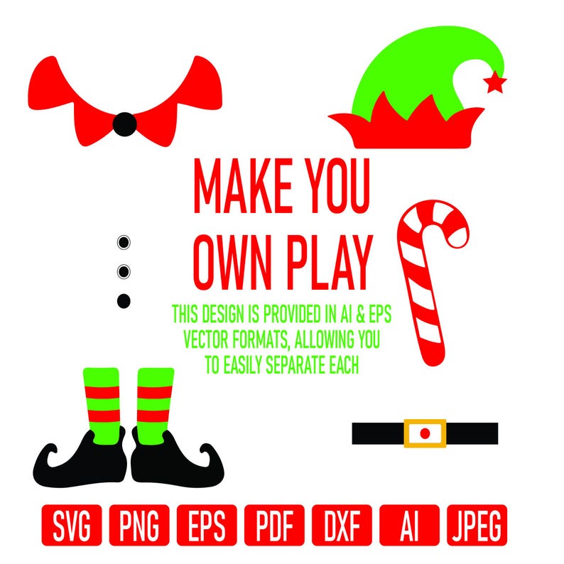 Elf SVG, Elf Costume Svg, Elf Shirt, Baby Elf Costume Svg, Christmas ...
