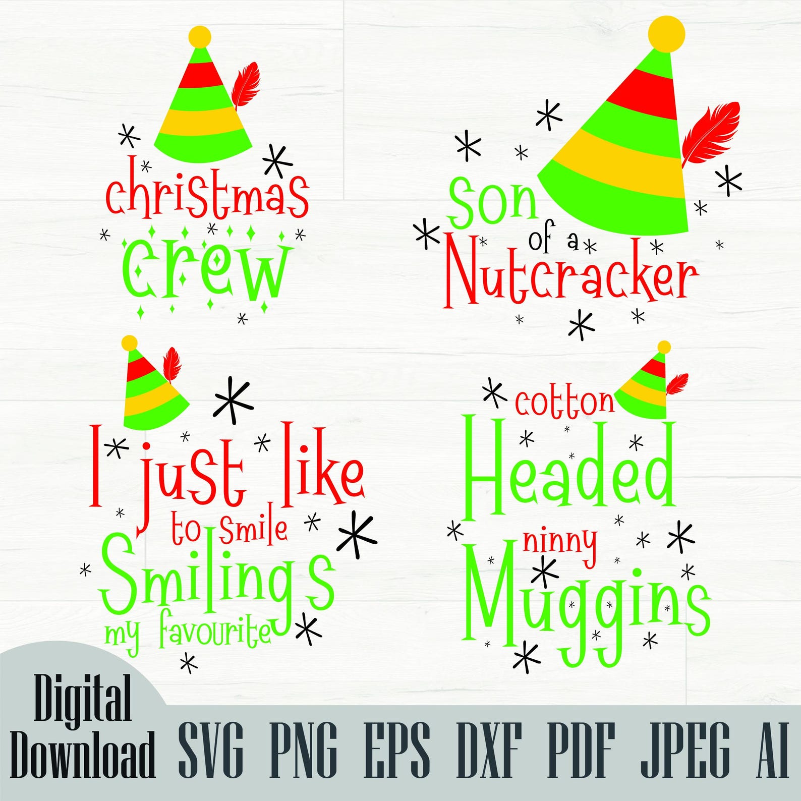 Elf Svg Bundle, Christmas Svg Bundle, the Elf Svg Funny Svg, Elf Movie ...