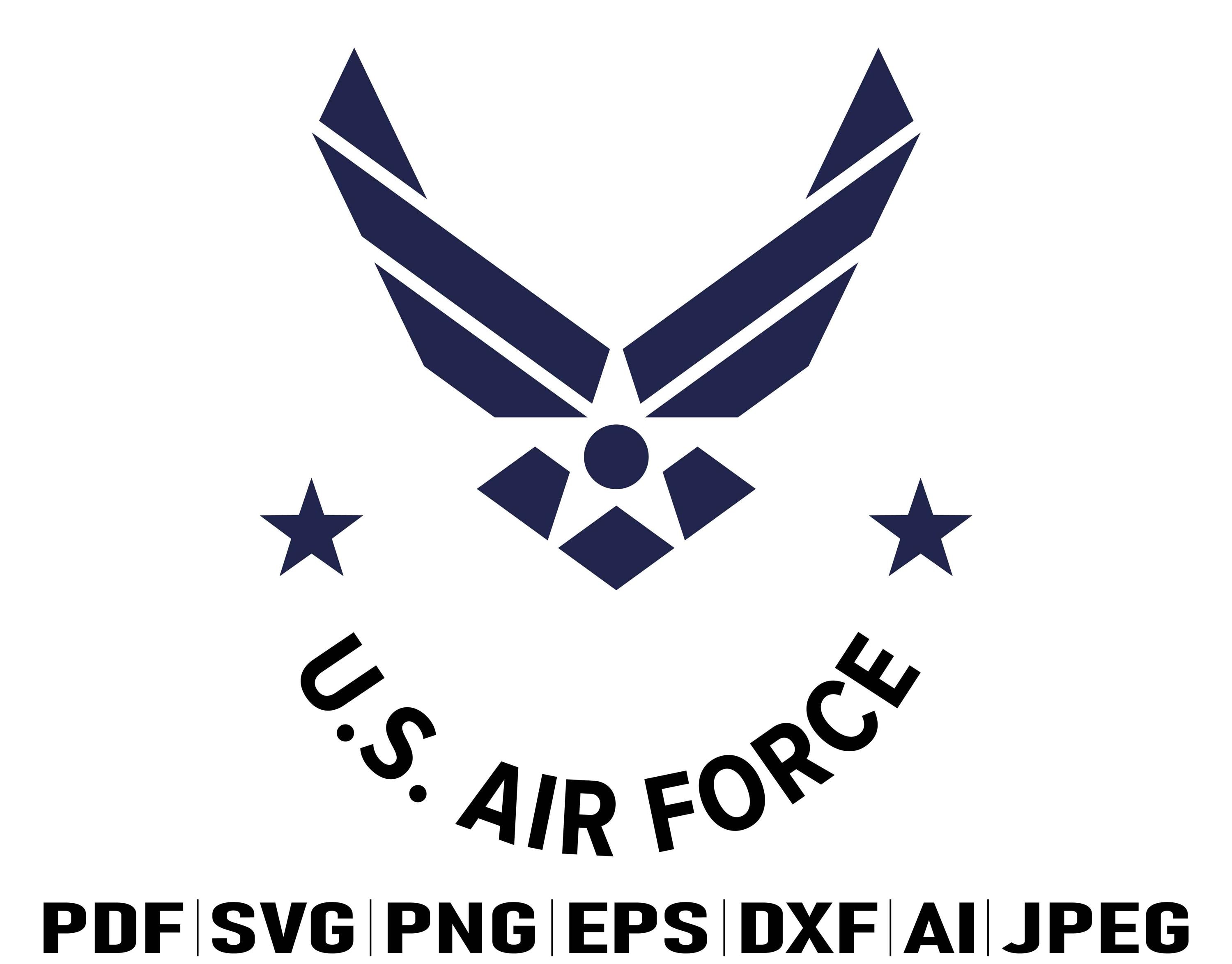 US Air Force Svg, Airforce Svg, US Air Force Png, Army Svg Cut File ...