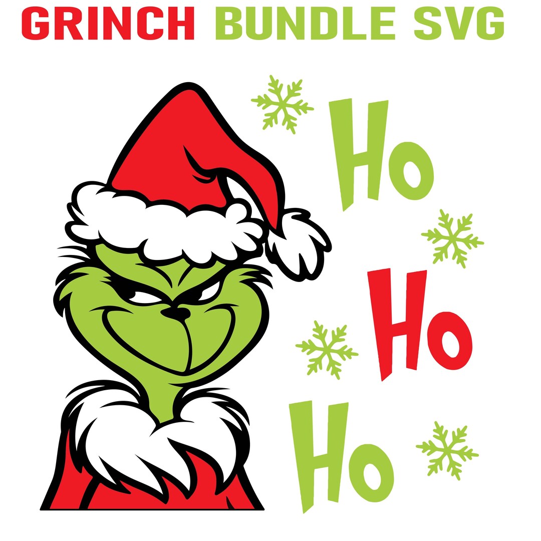 Grinch Svg Png, Grinch Bundle Svg, Grinch Face Svg, Grinch Hand,grinch ...