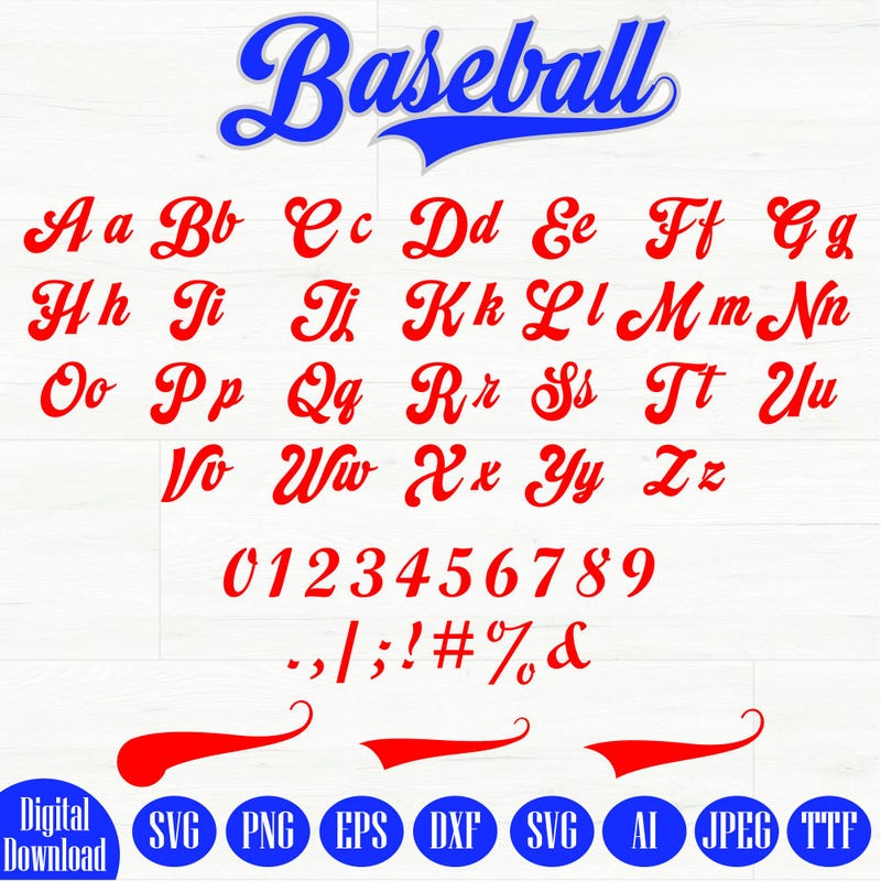 The Sandlot Font - Etsy