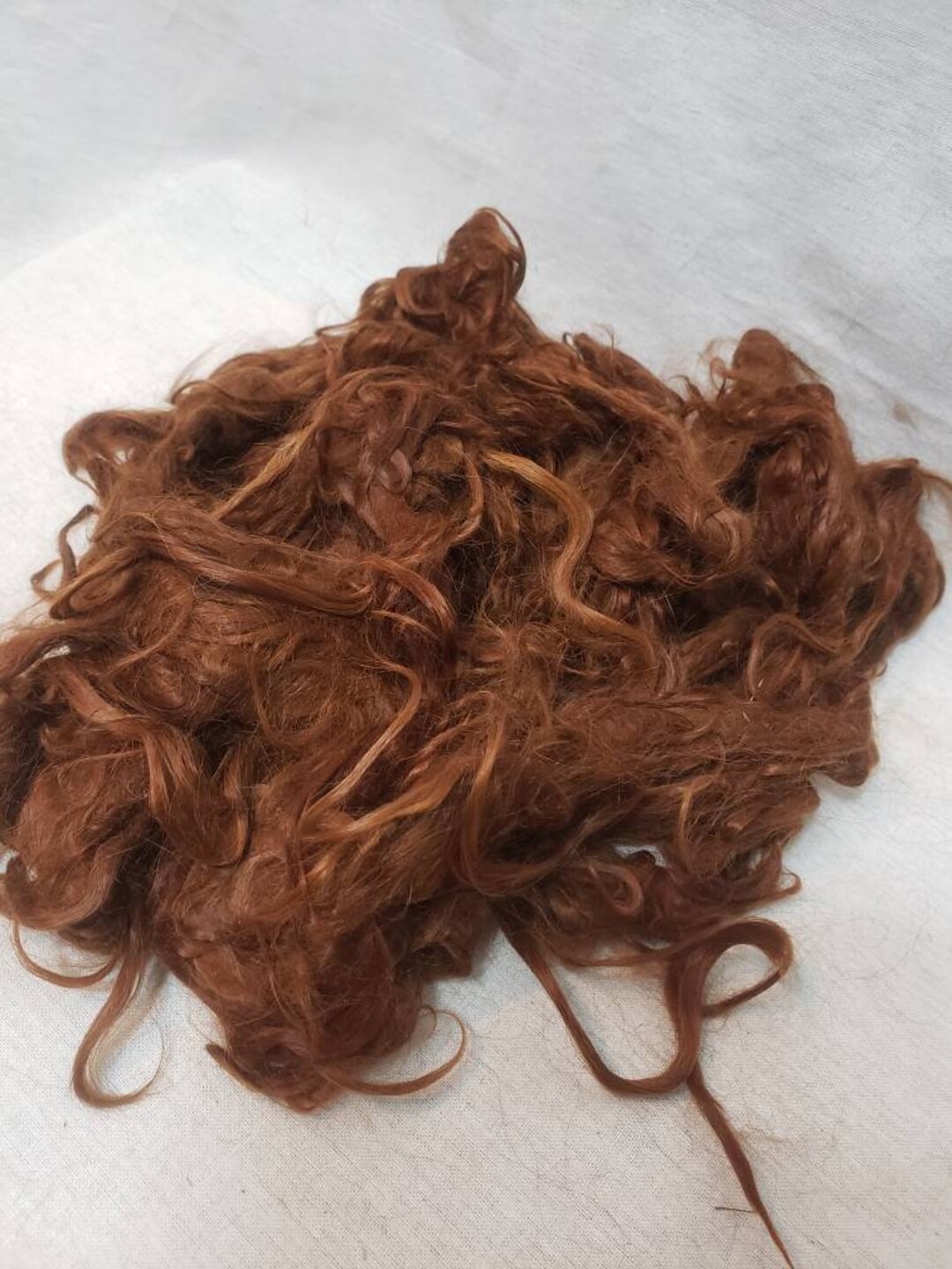 Suri Alpaca Locks, Brown Suri Locks, Doll Hair, Tail Spinning, Lock ...