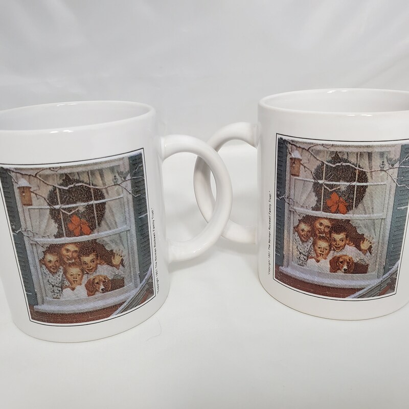 Norman Rockwell Cup - Etsy