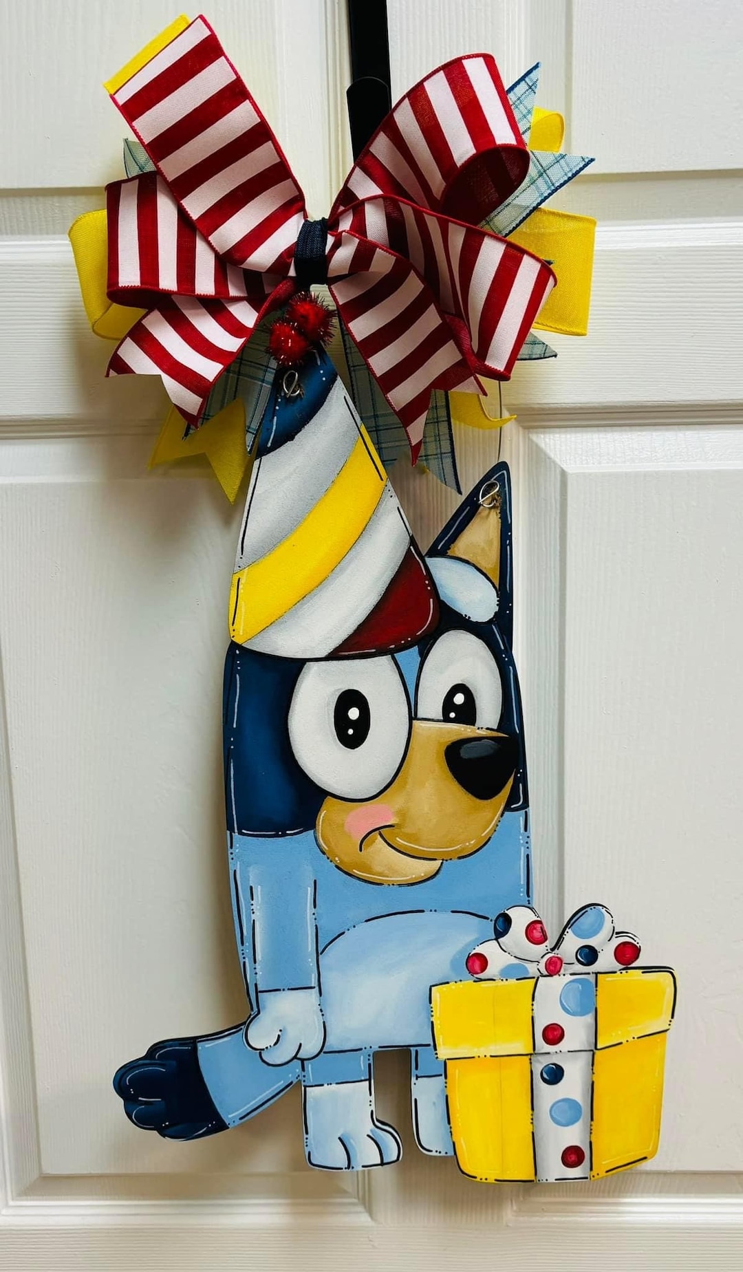 Character Door Hangerbluey Birthday - Etsy