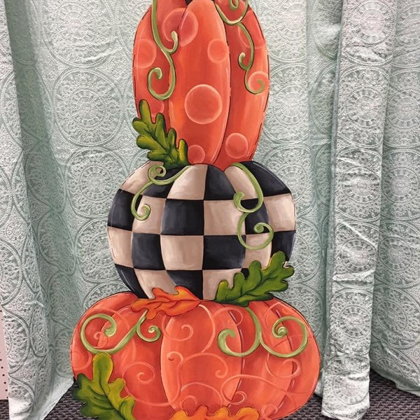 Stacked Pumpkins - Etsy