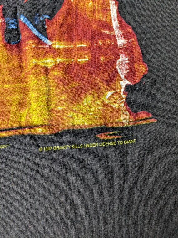 Vintage 1997 Gravity Kills Giant Tag rock band - Gem