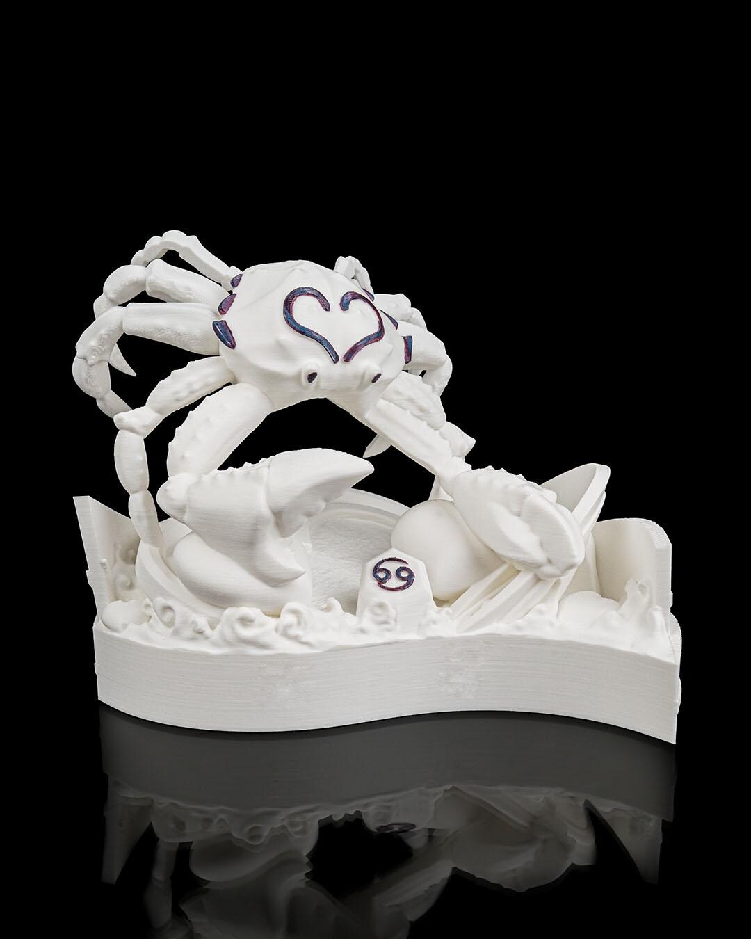 Cancer - Zodiac Sign. Star Sign Statue. Couple Together - Cancer - Etsy