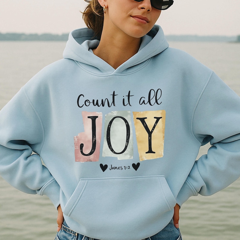Count It All Joy Bible Verse Worship Shirt, Christian PNG, Christian ...