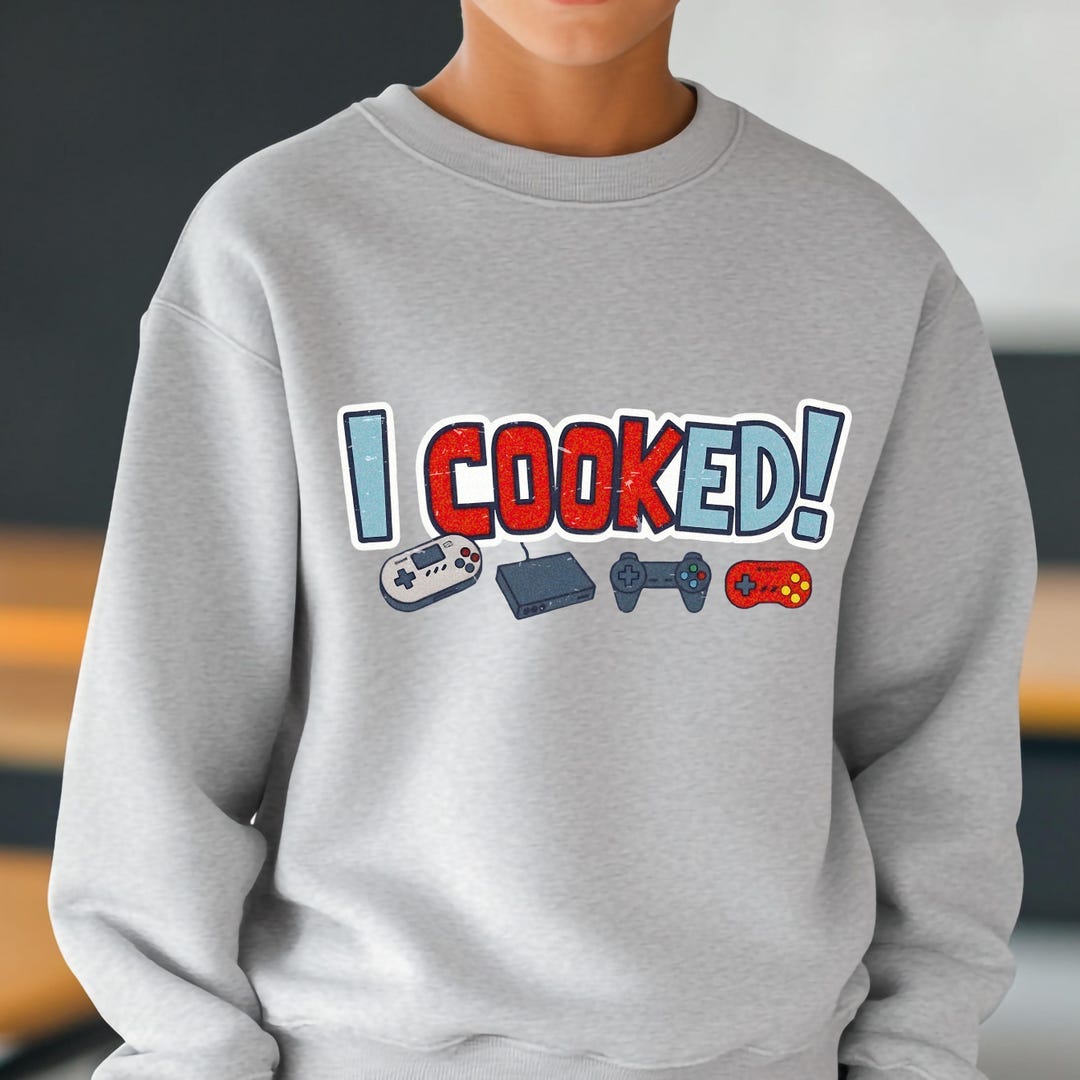 Distressed I Cooked Gamer PNG, Gen Alpha Png, Cooked Png, Gaming Png ...