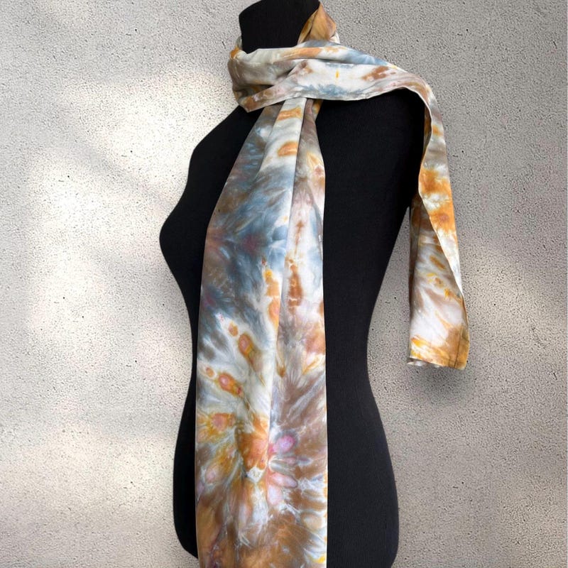 Tie Dye Scarf - Etsy