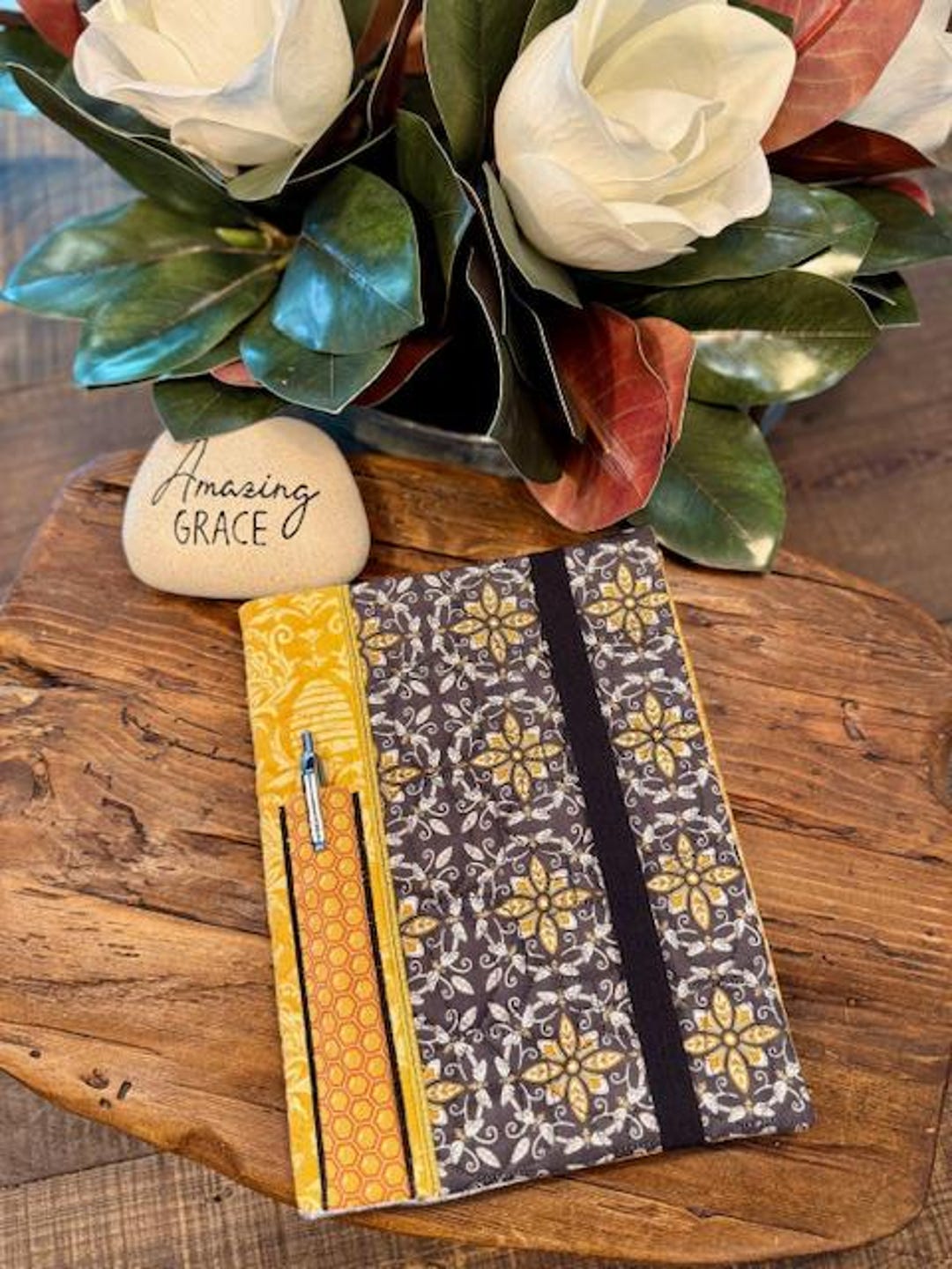 Golden Honey- Composition Book Cover Journals, Ladies Gift, Quilted ...