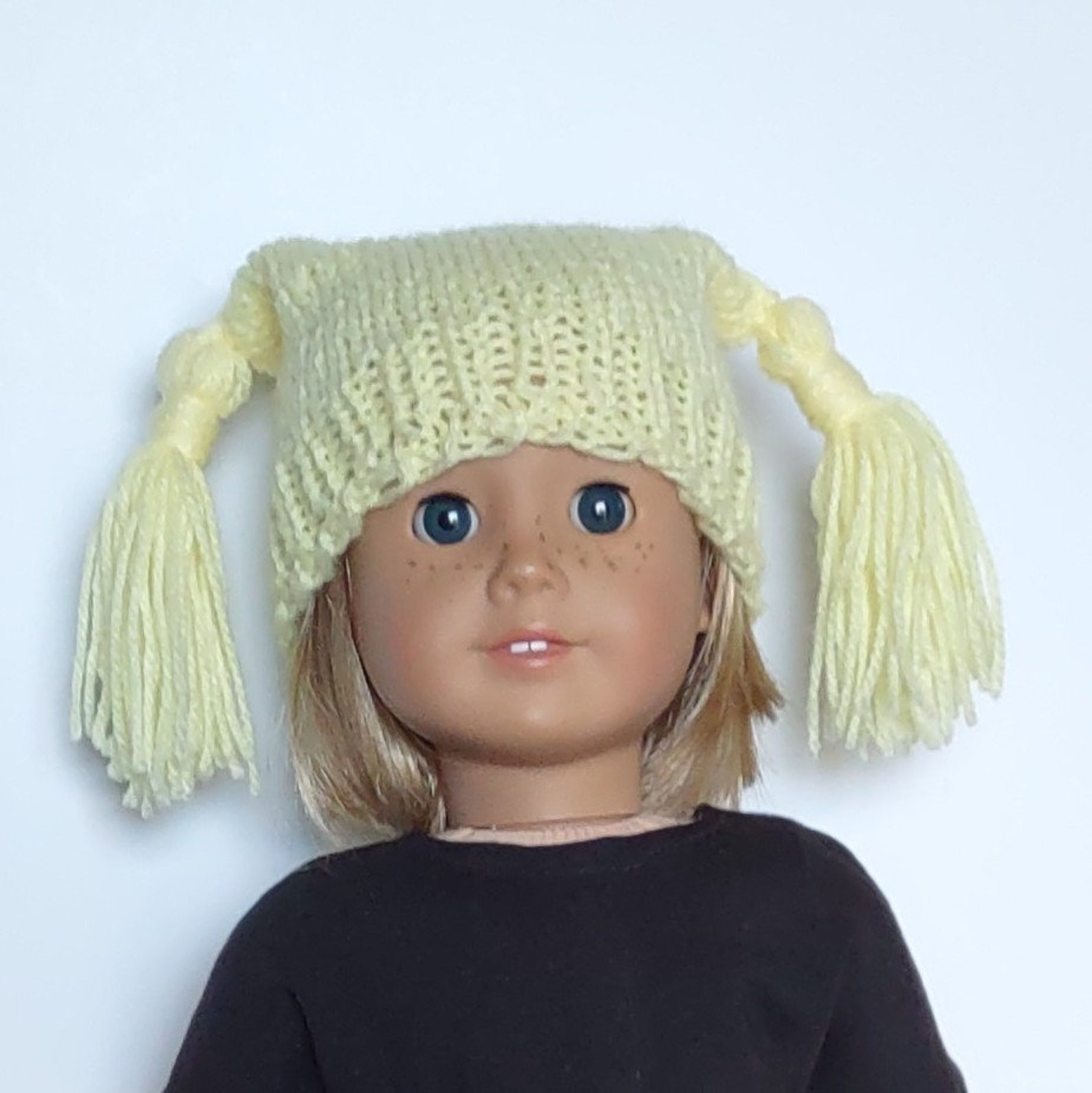 LI Multiple Colors Hand Knit Jester Hat With Tassels 18 Inch - Etsy