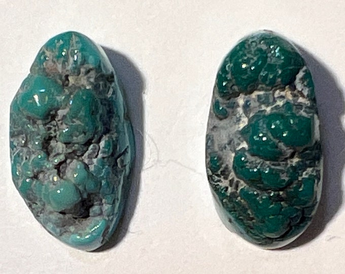 Turquoise Oval Nodule Cabs - Natural Surface - Beautiful Turquoise Cabs ...