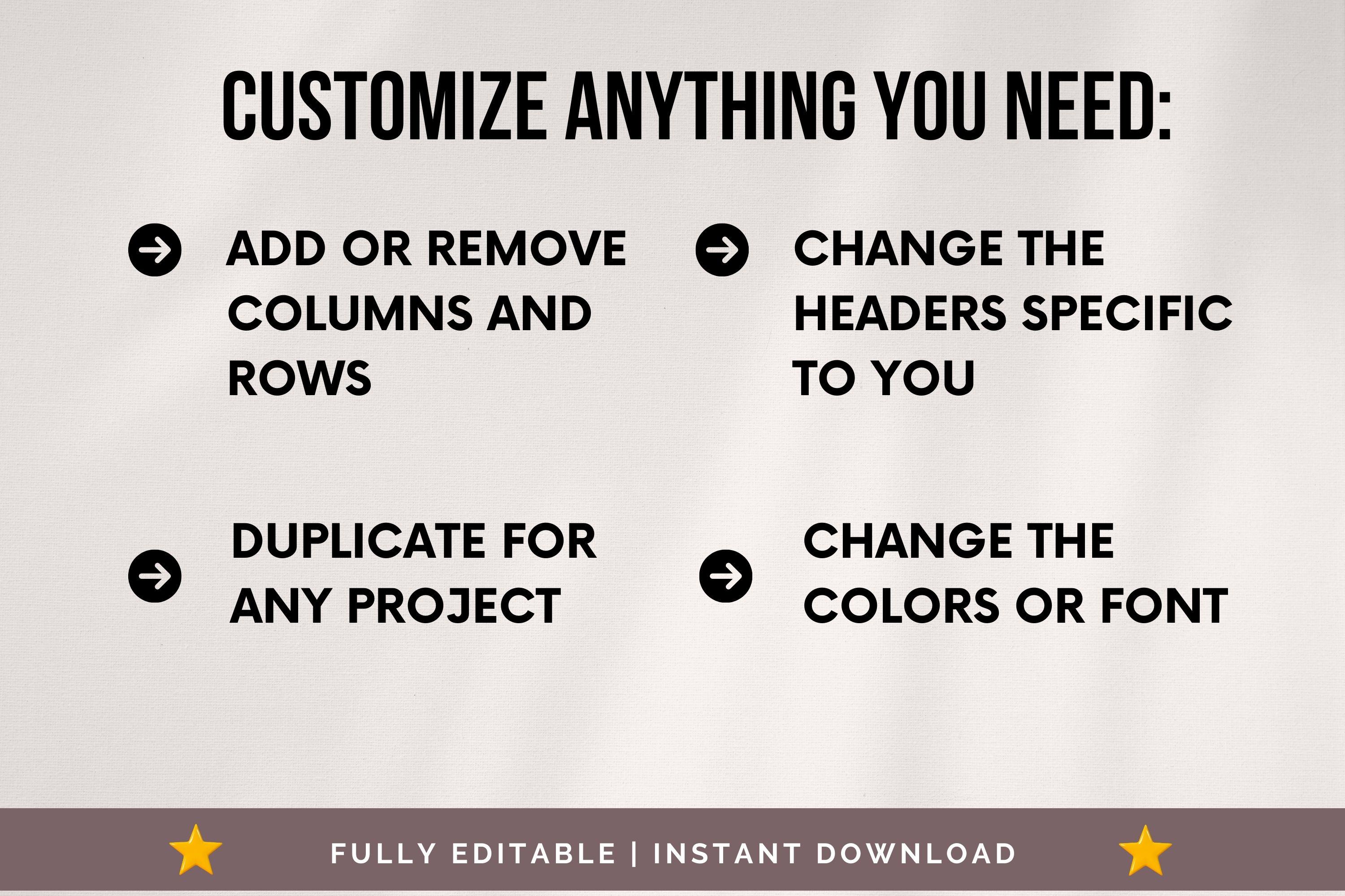 Weekly Timesheet Template | Time Tracker | Employee Timesheet | Project ...