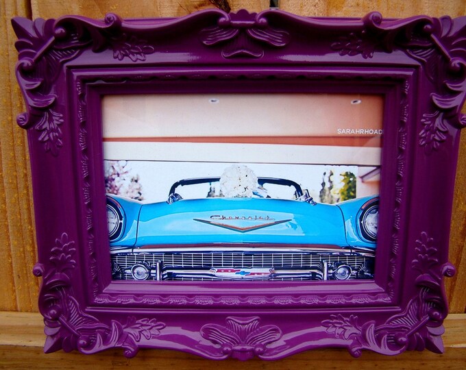 Bright Purple Baroque Style Picture Frame 5X7 - Etsy
