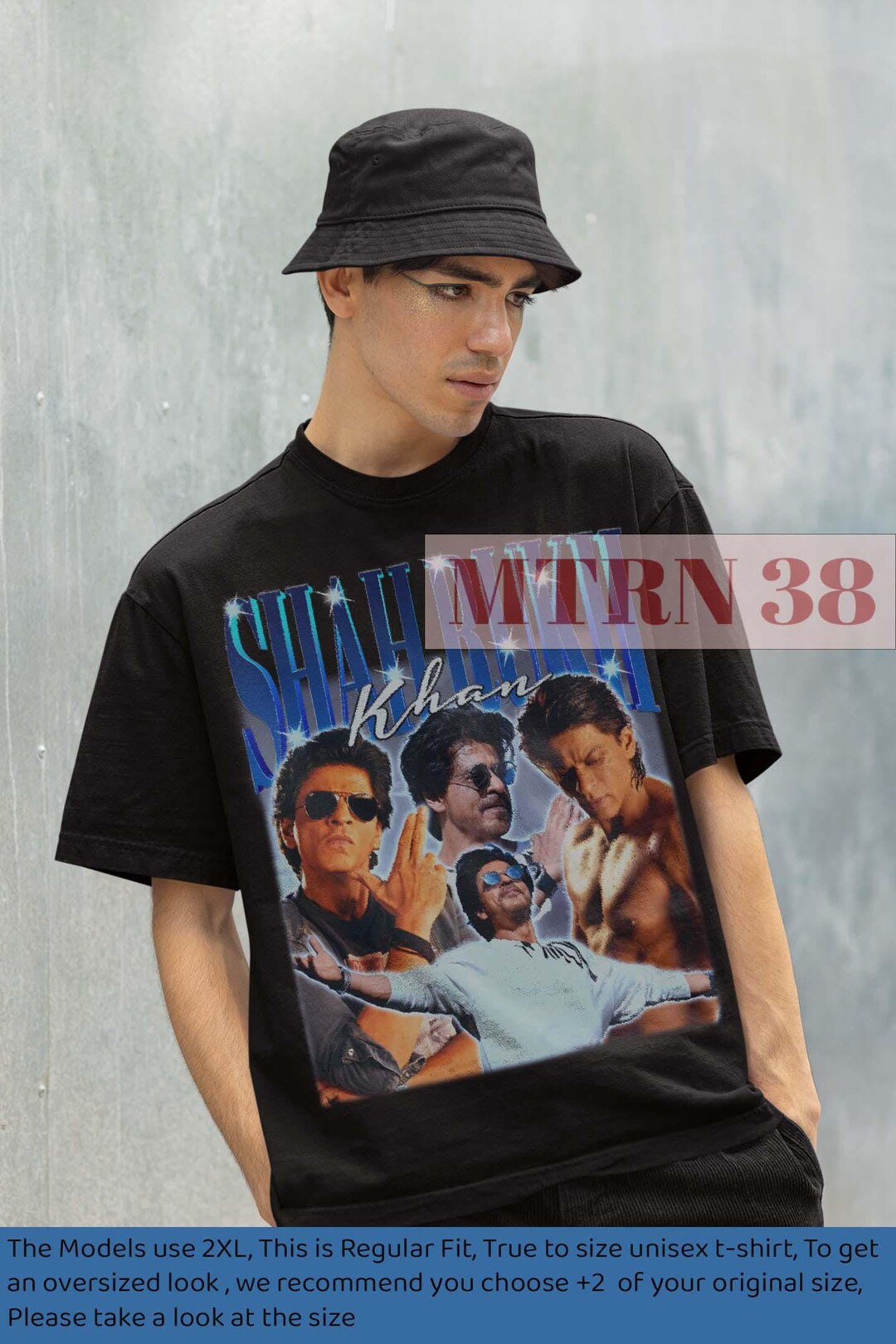 Shah Rukh Khan Tshirt, Shah Rukh Khan Vintage Tees, Shah Rukh Khan ...