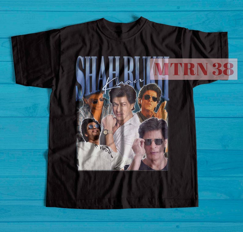 Shah Rukh Khan Tshirt, Shah Rukh Khan Vintage Tees, Shah Rukh Khan ...