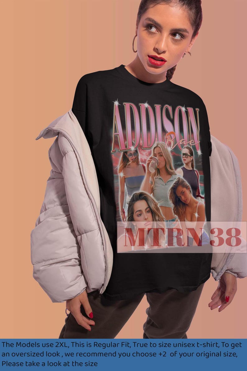 Addison Rae Shirt, Addison Rae Vintage Tees, Addison Rae Retro Shirt ...