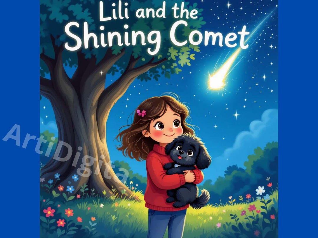 Kids Bedtime Story: Lili and the Shining Comet (digital PDF Book Ages 4 ...