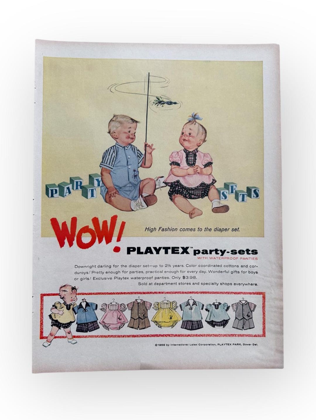 Vintage 1950s Playtex Magazine Advertisement Retro Ephemera - Etsy