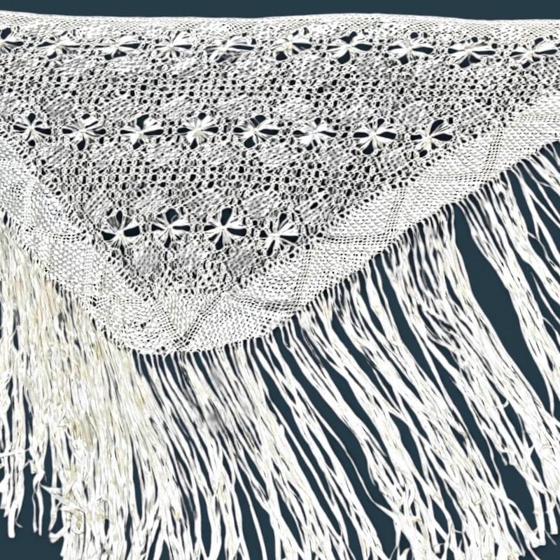 Silk 1920s Shawl - Etsy
