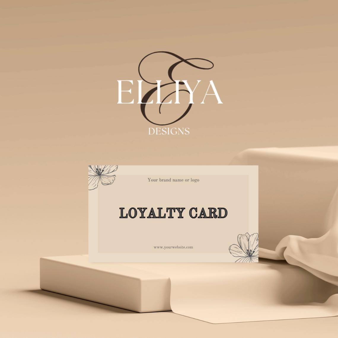 Beauty Loyalty Card Template Design, Business Loyalty Card Hair Nail ...