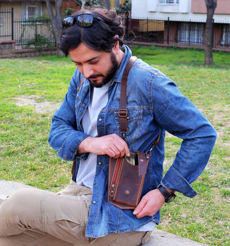 Wearable Leather Bag, Holster Vest Bag - Etsy