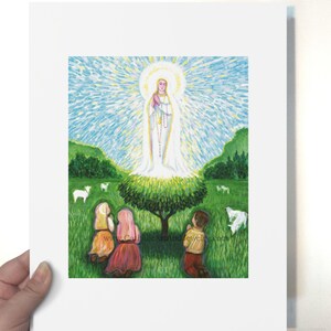 Our Lady of Fatima Catholic Art Print - Etsy
